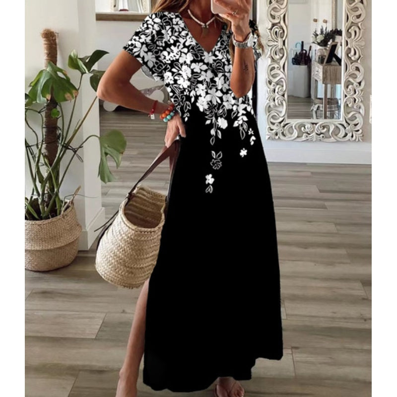 👗Divatos nyomtatott ruha – horainbow